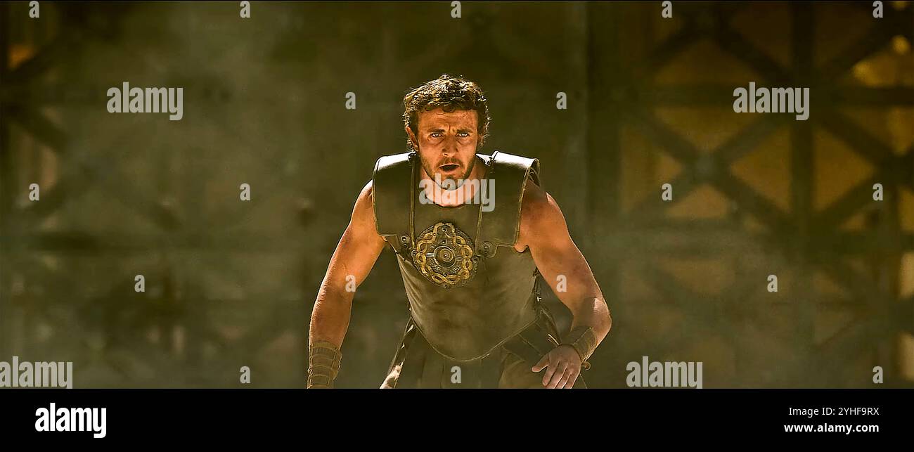 GLADIATOR II - FILM STILLS. 2024 . Malta, Morocco, UK. Paul Mescal in ...