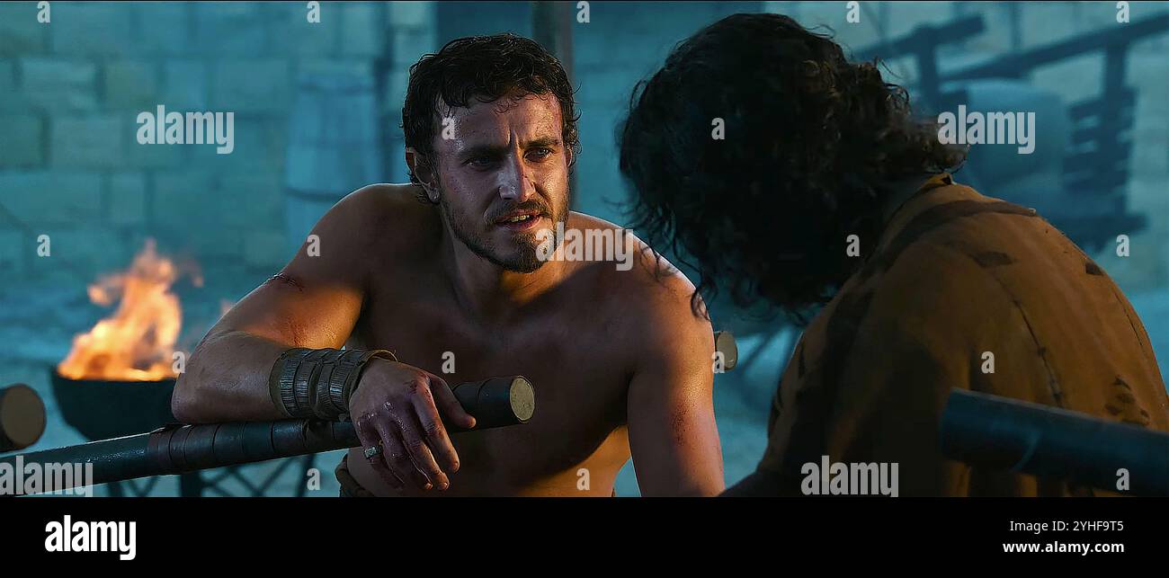 GLADIATOR II - FILM STILLS. 2024 . Malta, Morocco, UK. Paul Mescal in ...