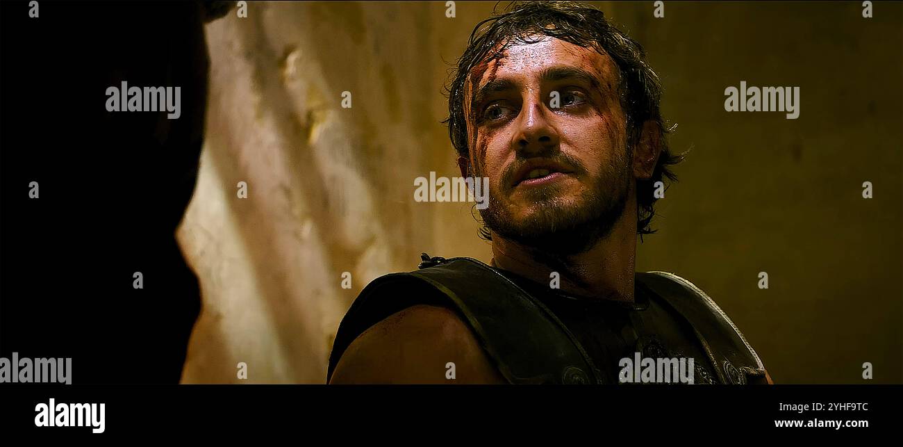GLADIATOR II - FILM STILLS. 2024 . Malta, Morocco, UK. Paul Mescal in ...