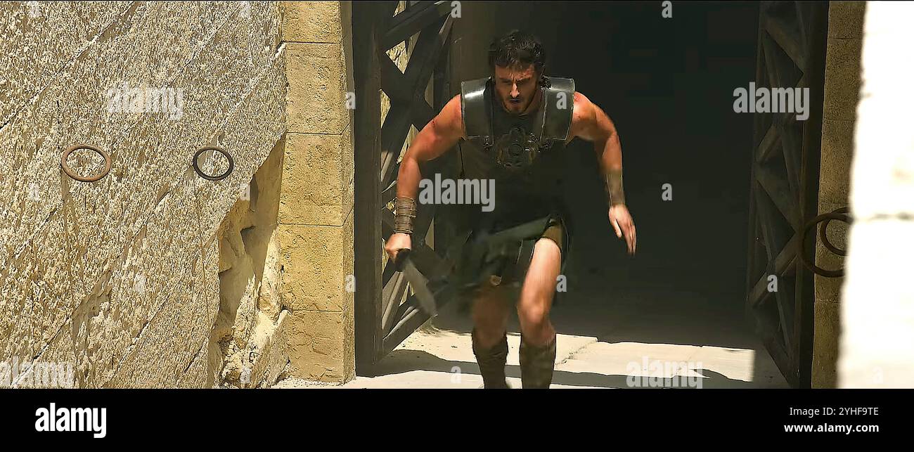 GLADIATOR II - FILM STILLS. 2024 . Malta, Morocco, UK. Paul Mescal in ...