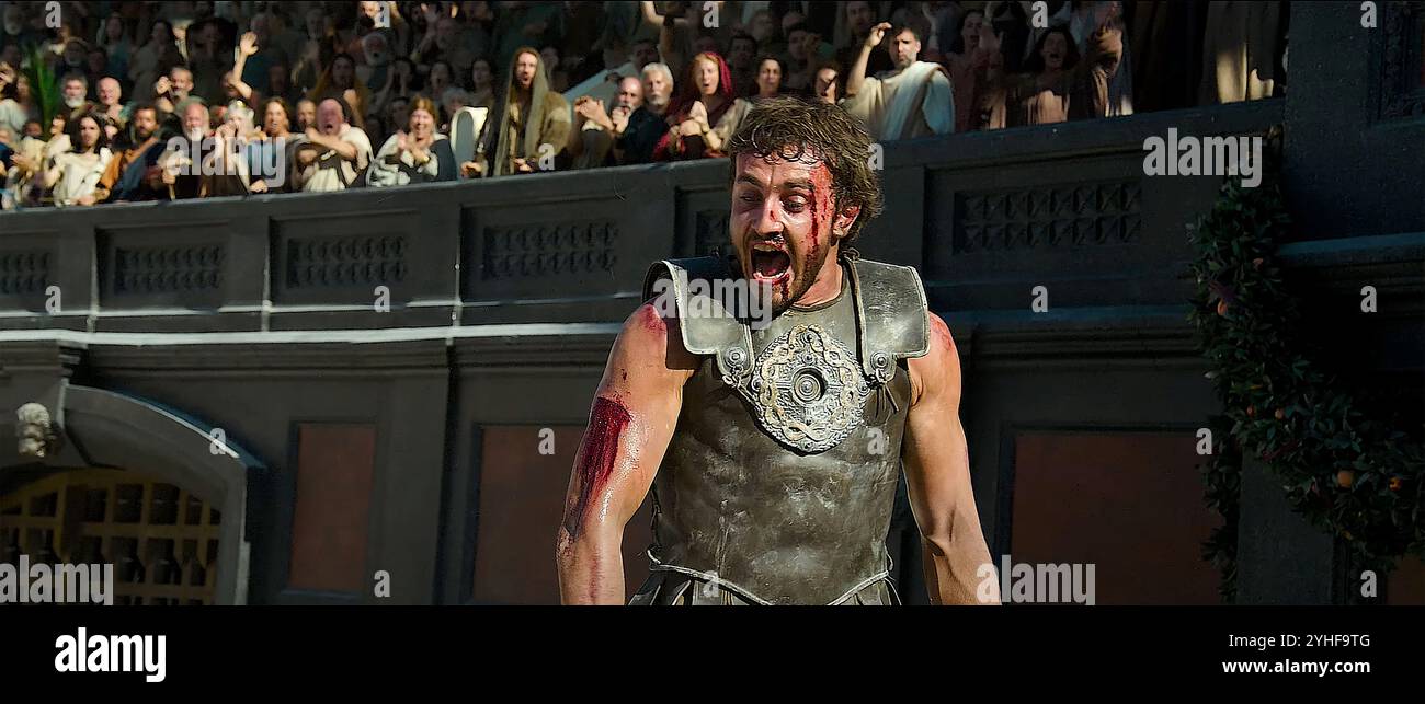 GLADIATOR II - FILM STILLS. 2024 . Malta, Morocco, UK. Paul Mescal in ...