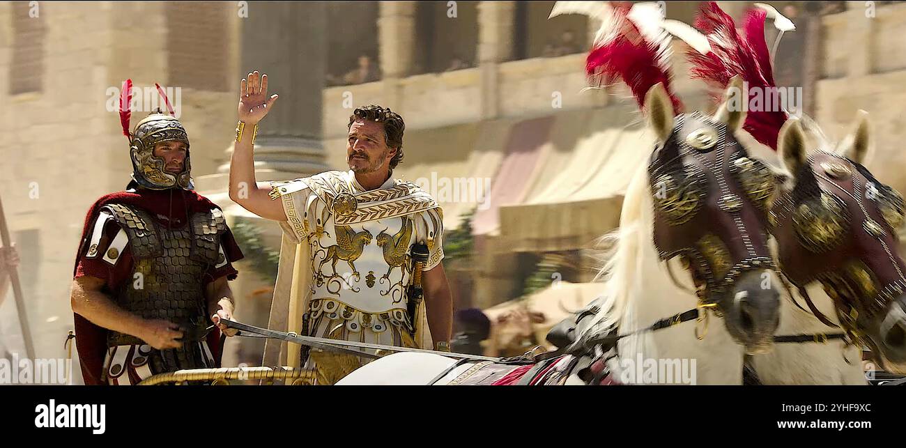 GLADIATOR II - FILM STILLS. 2024 . Malta, Morocco, UK. Pedro Pascal in ...