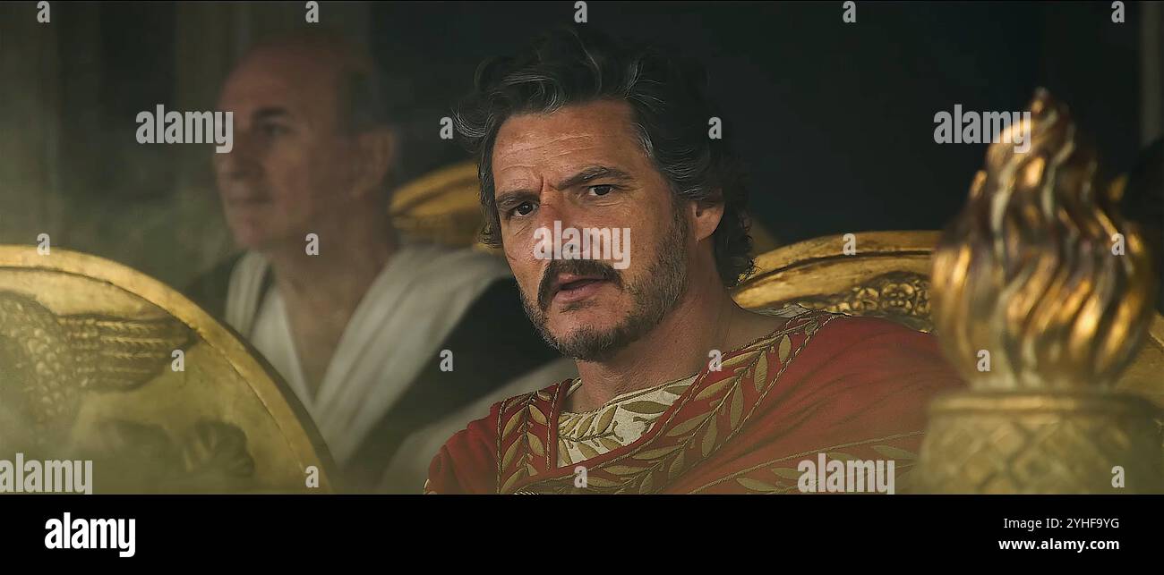 GLADIATOR II - FILM STILLS. 2024 . Malta, Morocco, UK. Pedro Pascal in ...
