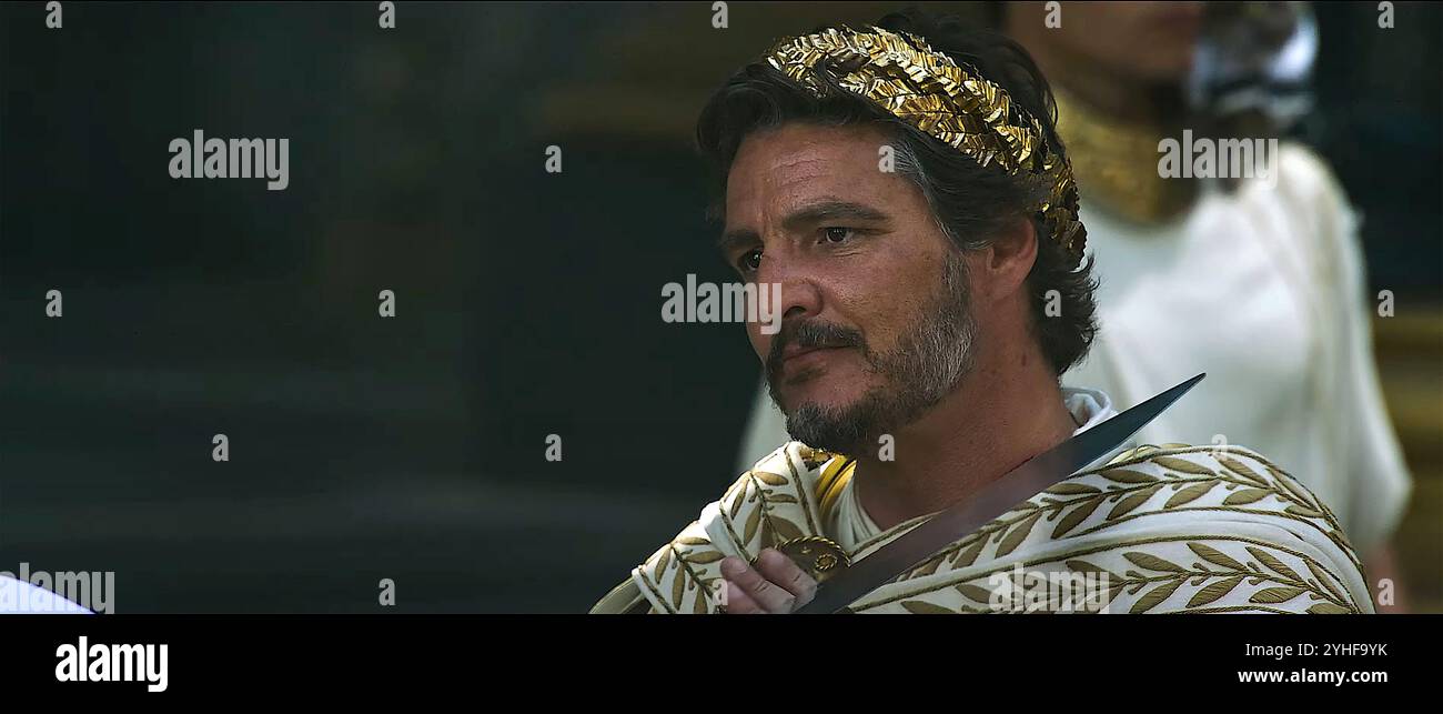 GLADIATOR II - FILM STILLS. 2024 . Malta, Morocco, UK. Pedro Pascal in ...