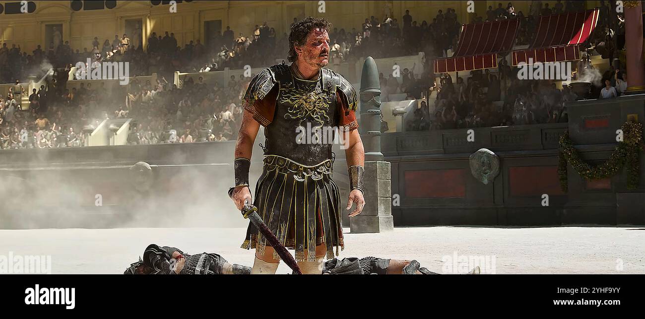 GLADIATOR II - FILM STILLS. 2024 . Malta, Morocco, UK. Pedro Pascal in ...