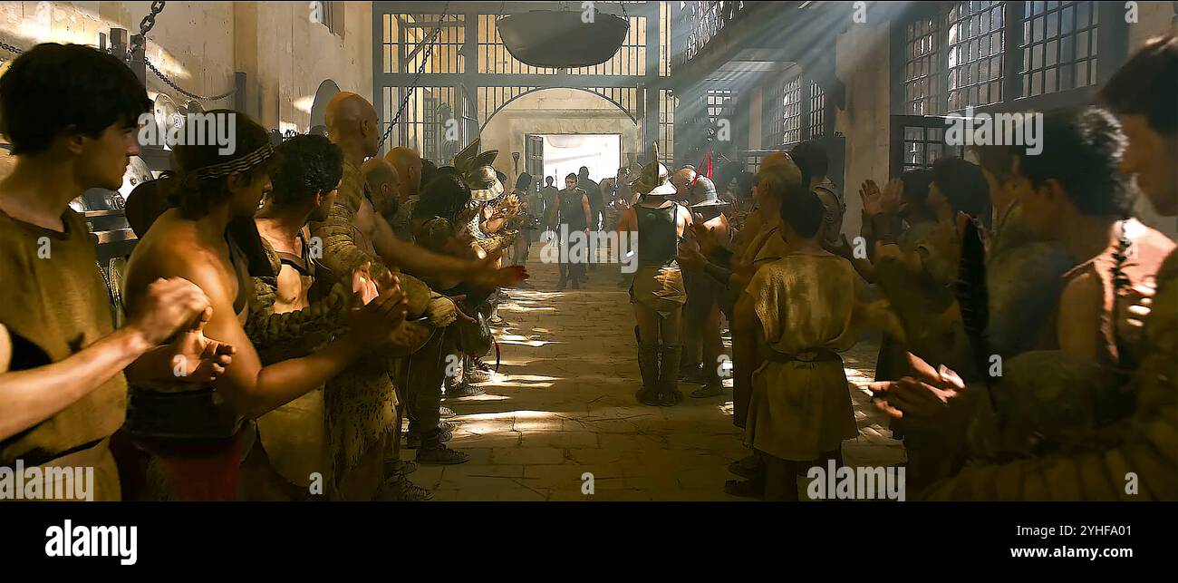 GLADIATOR II - FILM STILLS. 2024 . Malta, Morocco, UK. Paul Mescal in ...