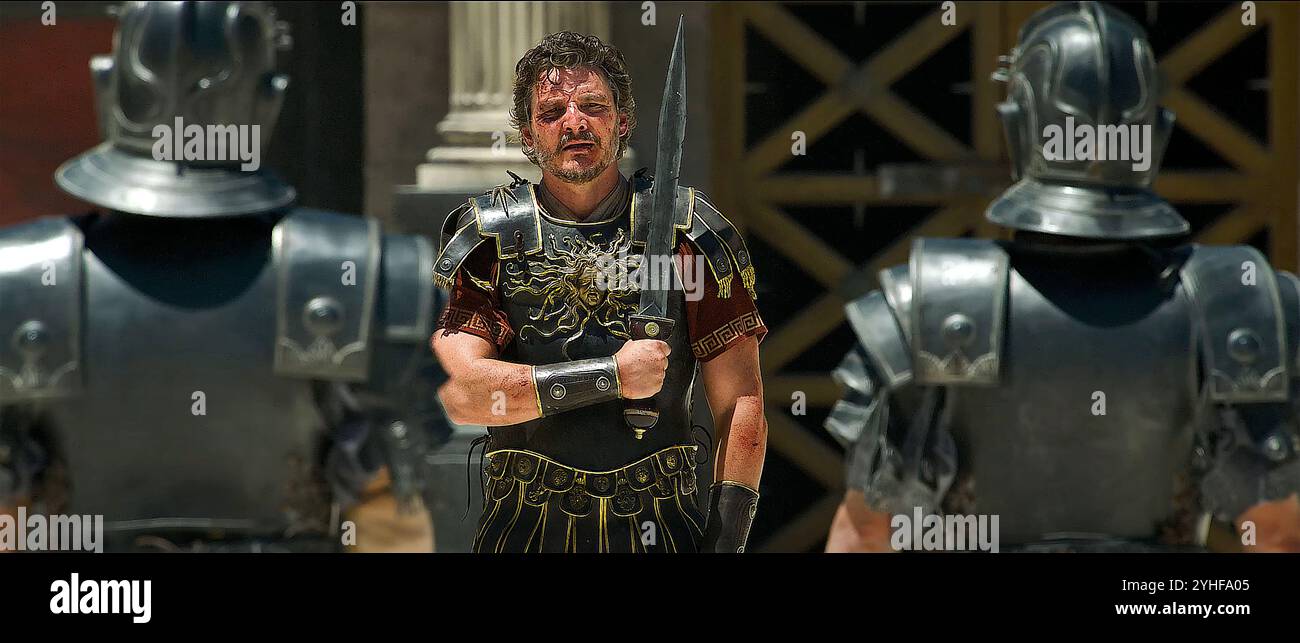 GLADIATOR II - FILM STILLS. 2024 . Malta, Morocco, UK. Pedro Pascal in ...