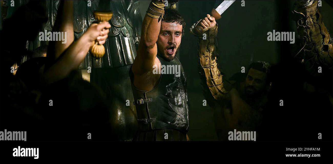 GLADIATOR II - FILM STILLS. 2024 . Malta, Morocco, UK. Paul Mescal in ...