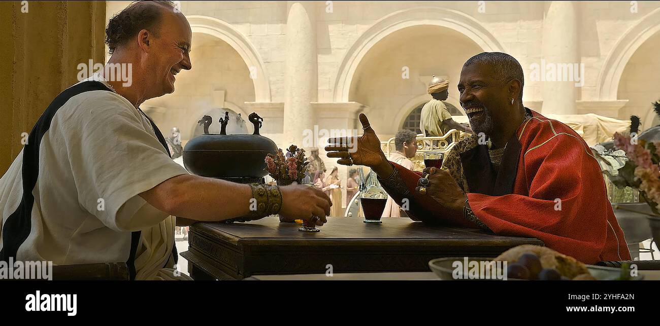 GLADIATOR II - FILM STILLS. 2024 . Malta, Morocco, UK. Denzel ...