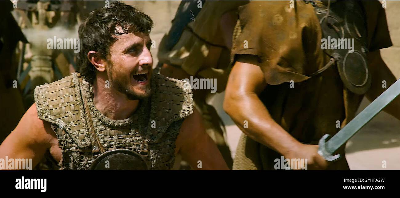 GLADIATOR II - FILM STILLS. 2024 . Malta, Morocco, UK. Paul Mescal in ...