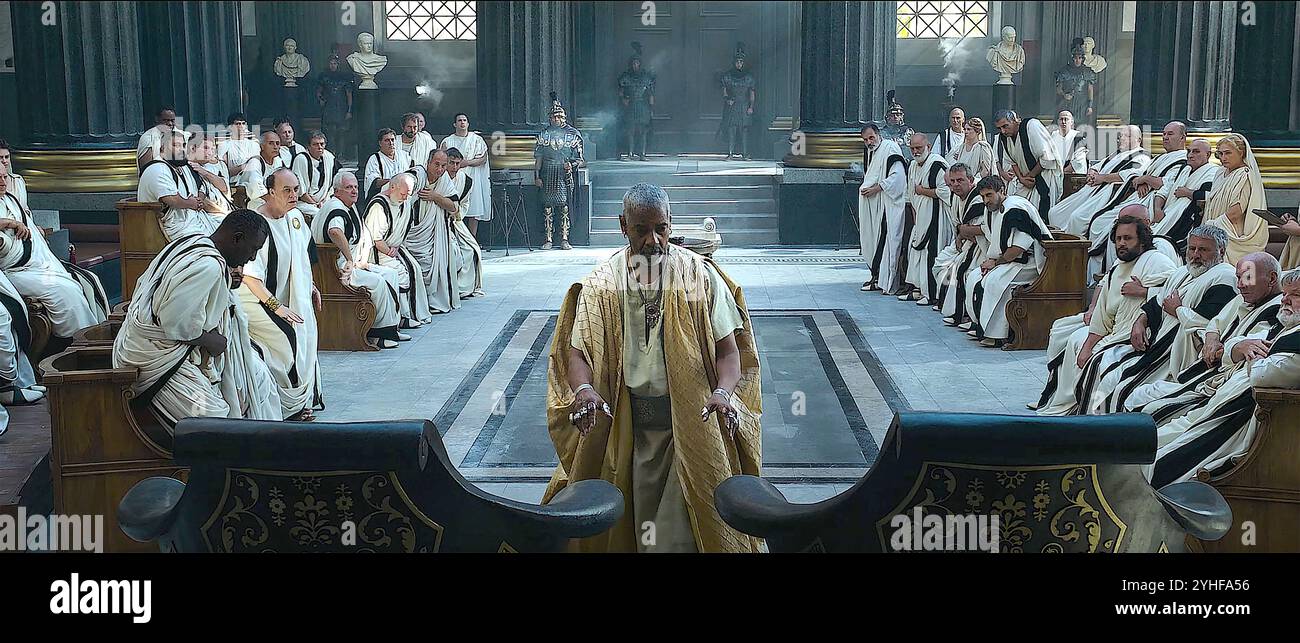 GLADIATOR II - FILM STILLS. 2024 . Malta, Morocco, UK. Denzel ...