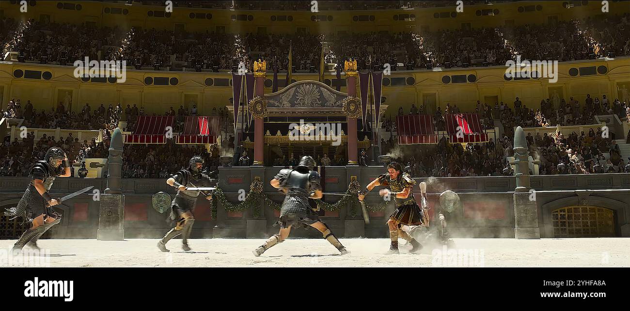 GLADIATOR II - FILM STILLS. 2024 . Malta, Morocco, UK. Pedro Pascal in ...