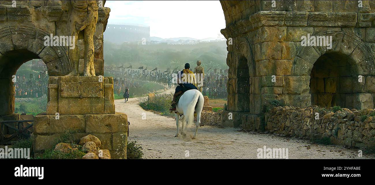 GLADIATOR II - FILM STILLS. 2024 . Malta, Morocco, UK. Denzel ...