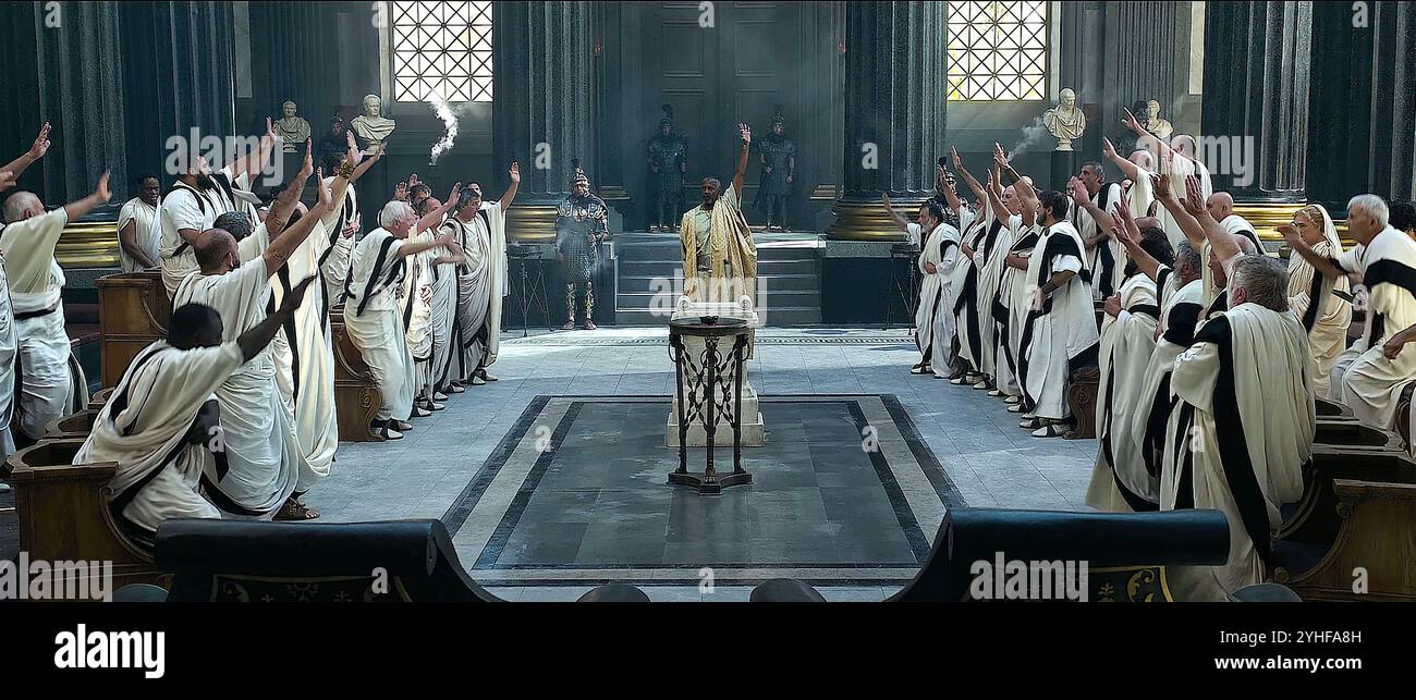 GLADIATOR II - FILM STILLS. 2024 . Malta, Morocco, UK. Denzel ...