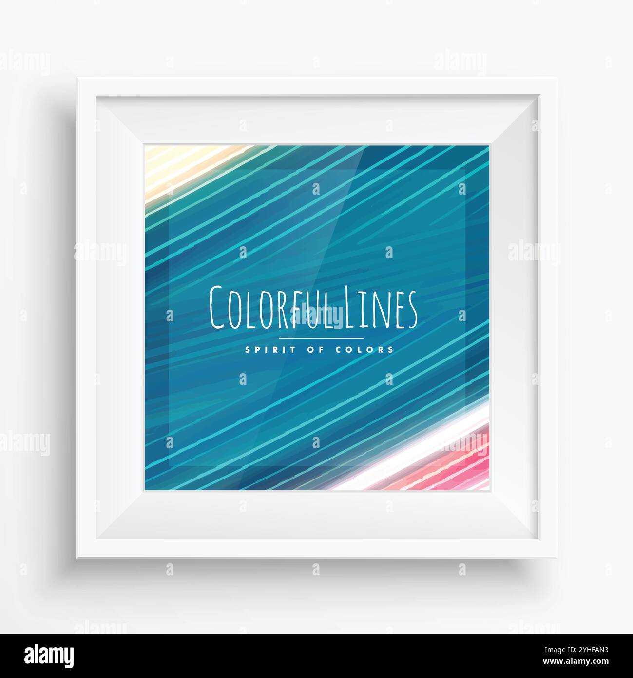 colorful paint strokes lines Stock Vector Image & Art - Alamy