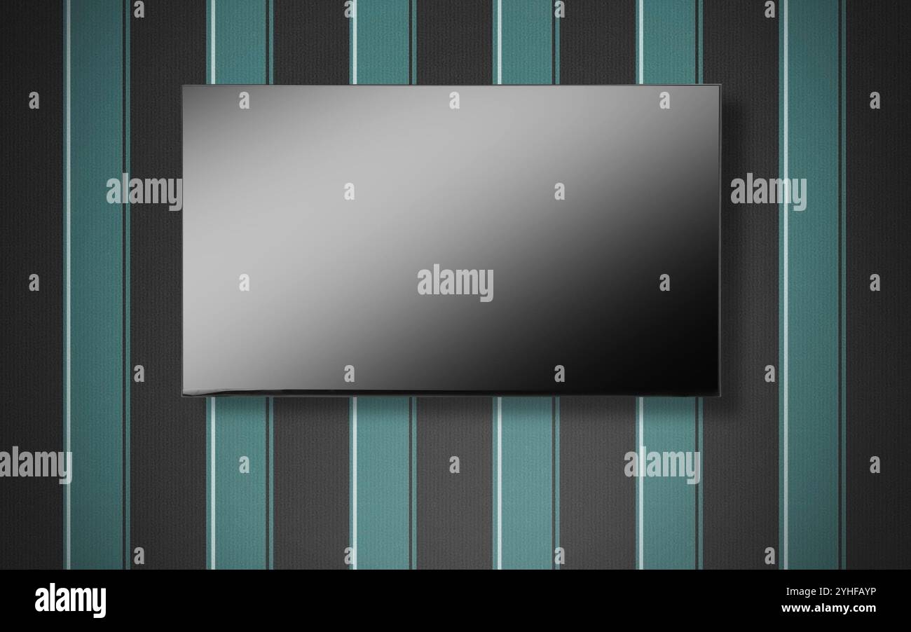 Flat screen tv wall mounted hi-res stock photography and images - Alamy