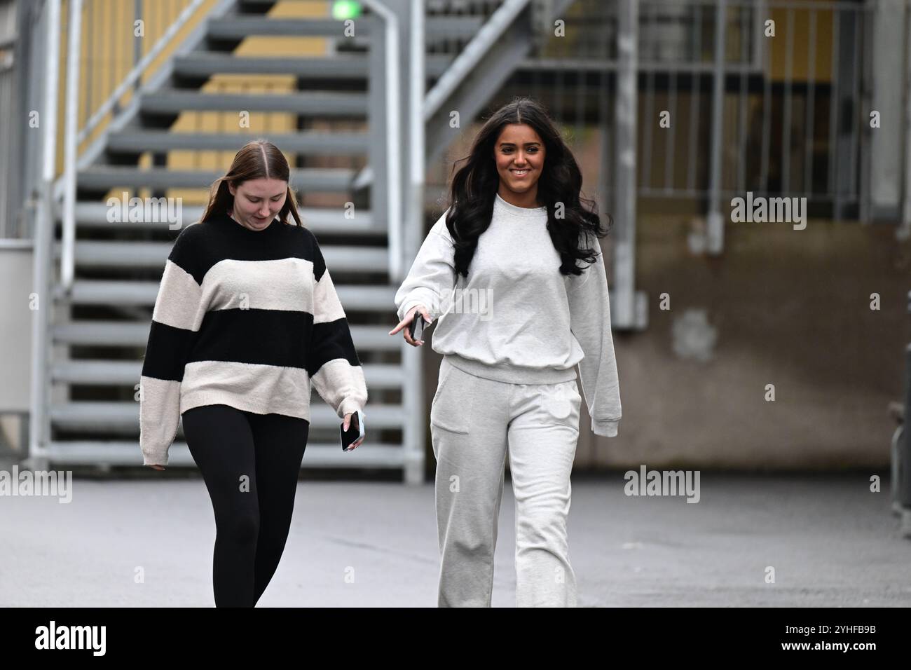 Ullared, Halland, Sweden. November 11 2024. Customers outside of Gekås ...