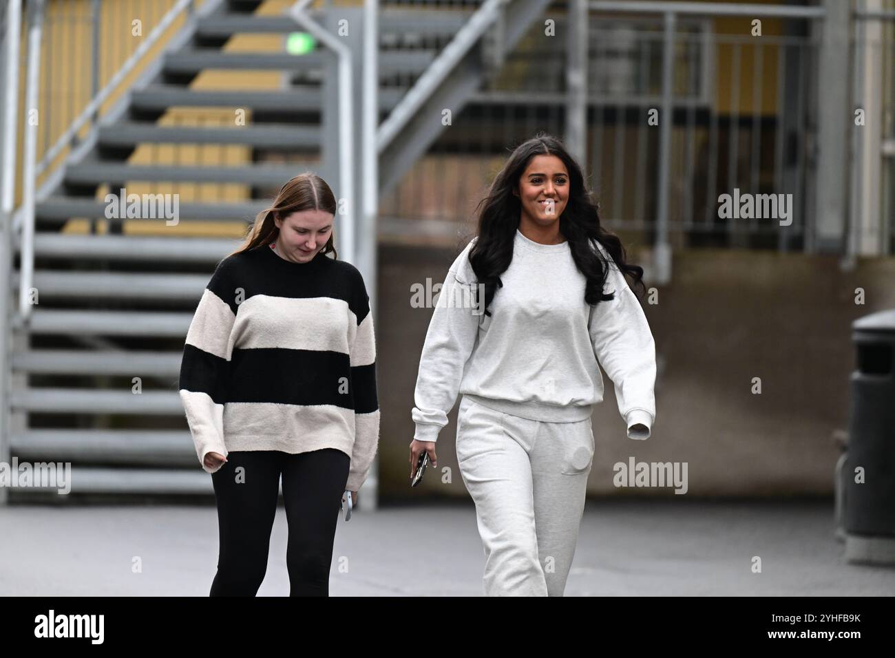Ullared, Halland, Sweden. November 11 2024. Customers outside of Gekås ...