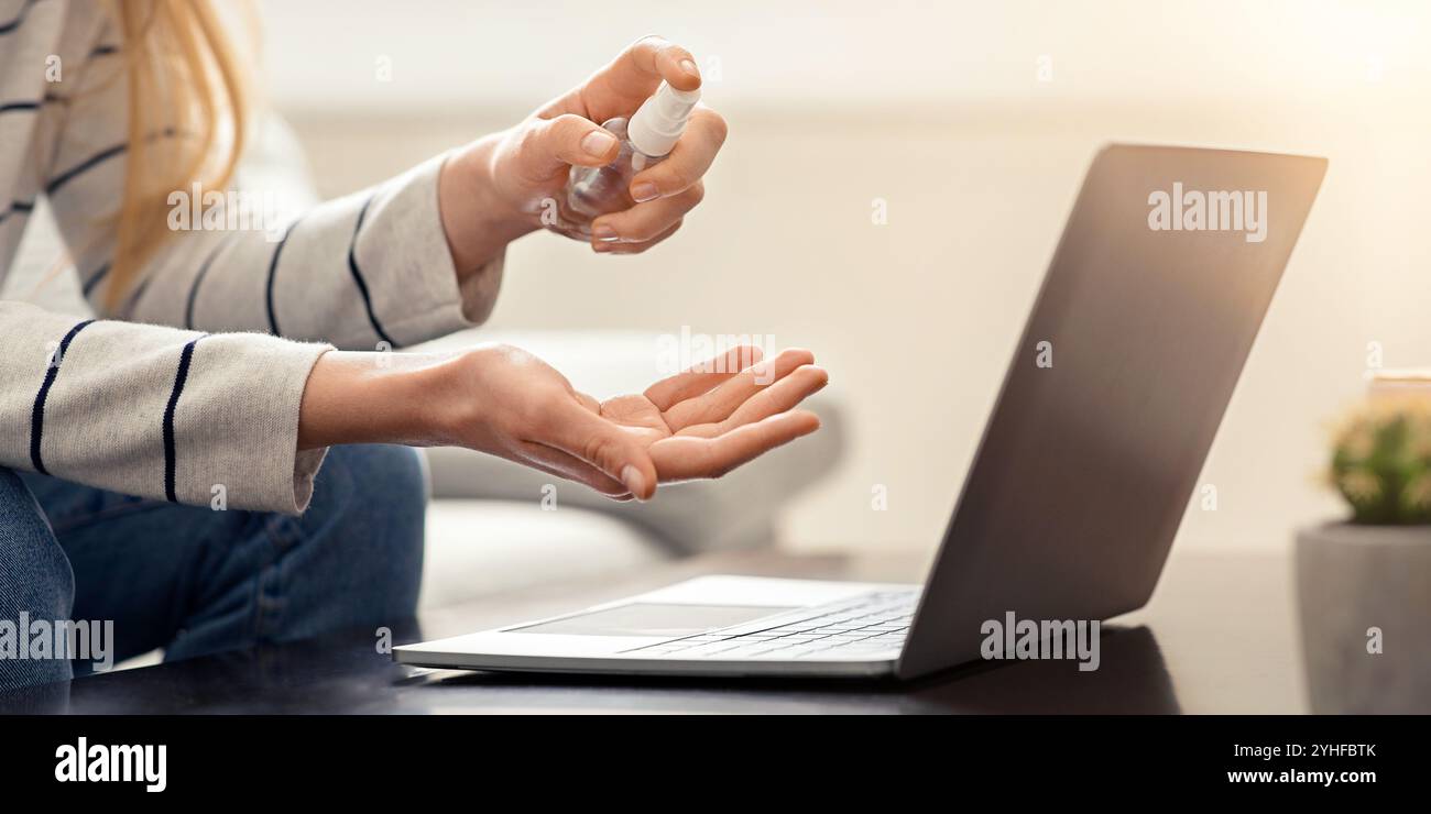 Close laptop after work on hi-res stock photography and images - Alamy