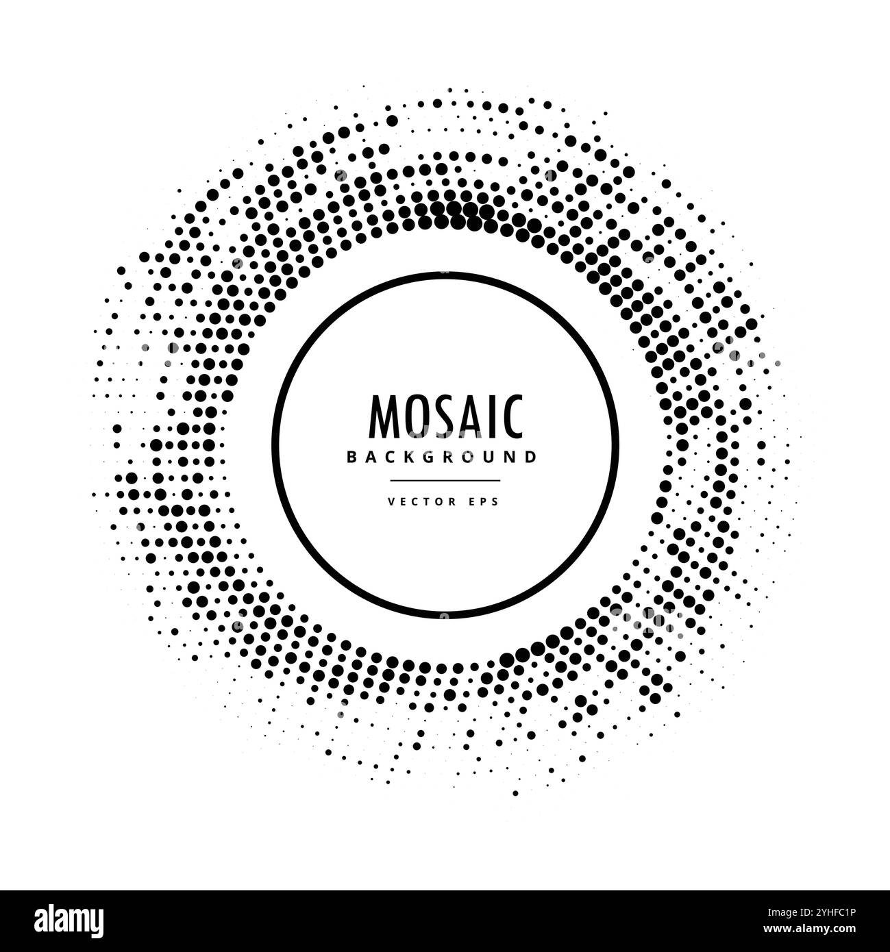 Mosaic effect background in Black and White Stock Photos & Images - Alamy
