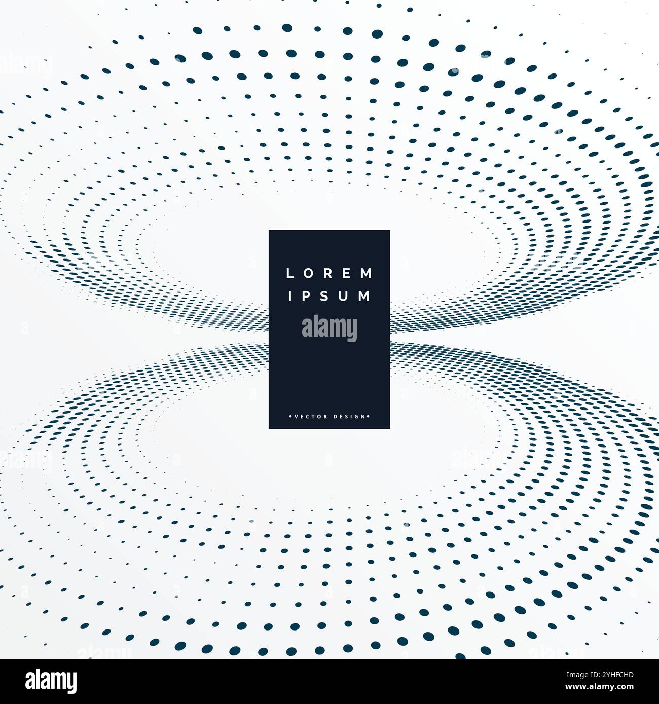 abstract halftone dots in perspective style Stock Vector Image & Art - Alamy