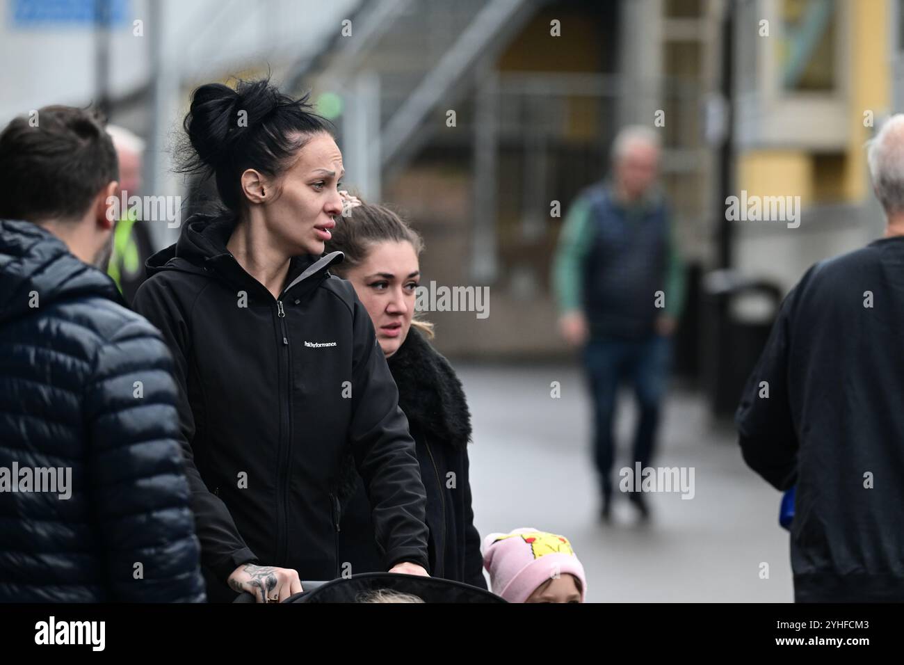 Ullared, Halland, Sweden. November 11 2024. Customers outside of Gekås ...