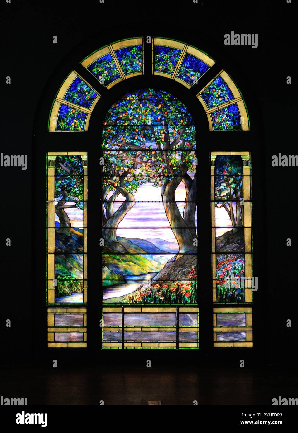 New York, USA. 11th Nov, 2024. The Danner Memorial Window by Tiffany ...