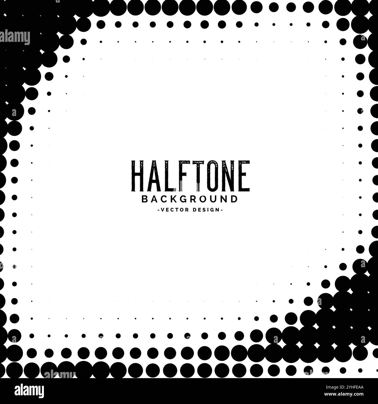 abstract black halftone background design vector art Stock Vector Image ...