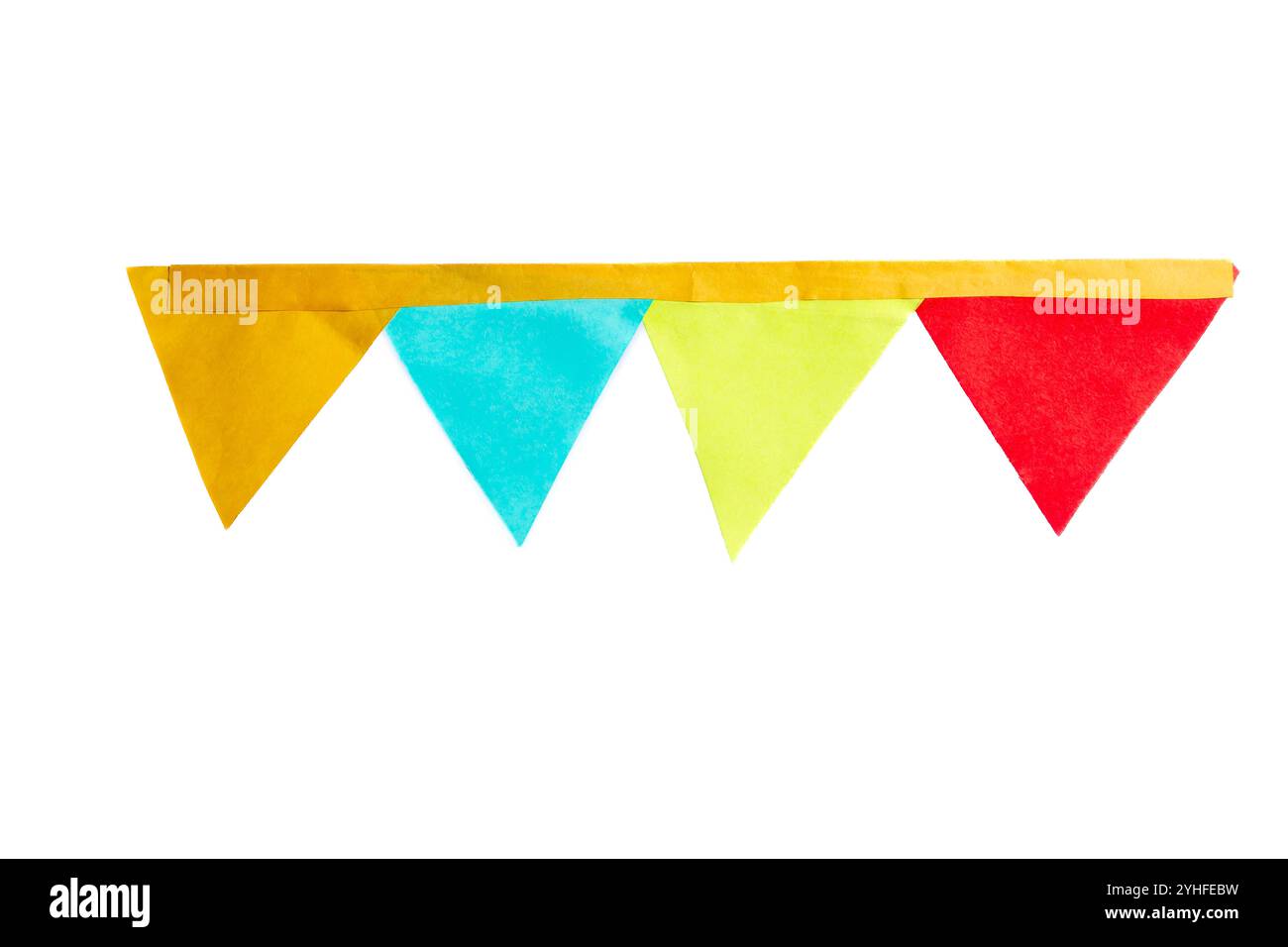 Set bunting paper flags Cut Out Stock Images & Pictures - Alamy