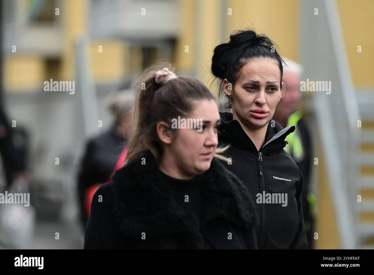 Ullared, Halland, Sweden. November 11 2024. Customers outside of Gekås ...