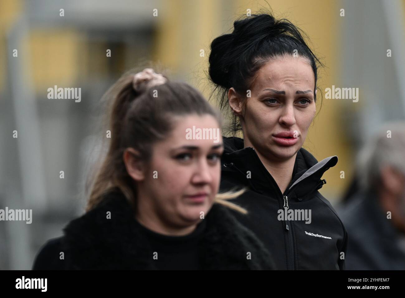 Ullared, Halland, Sweden. November 11 2024. Customers outside of Gekås ...