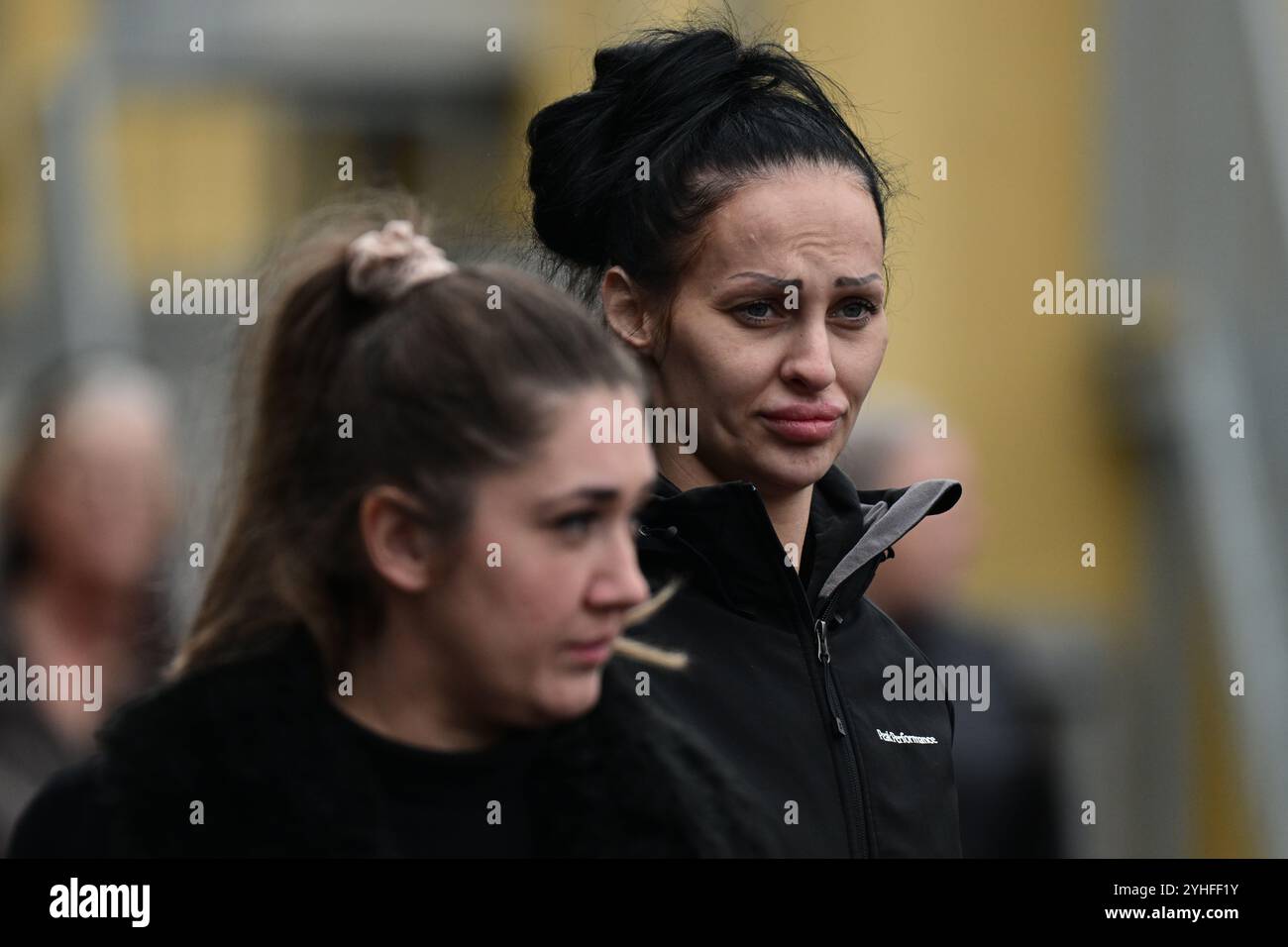 Ullared, Halland, Sweden. November 11 2024. Customers outside of Gekås ...