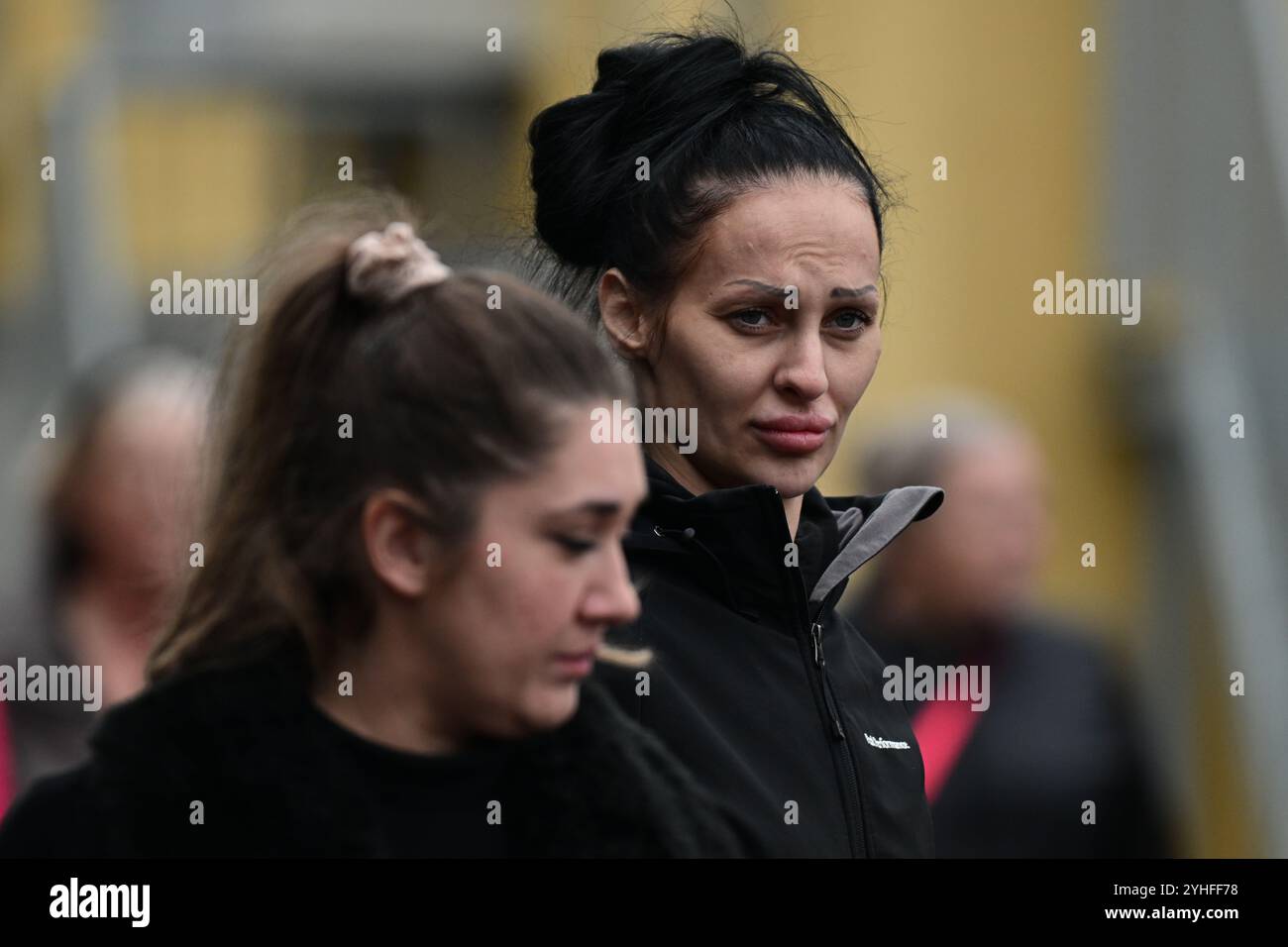 Ullared, Halland, Sweden. November 11 2024. Customers outside of Gekås ...
