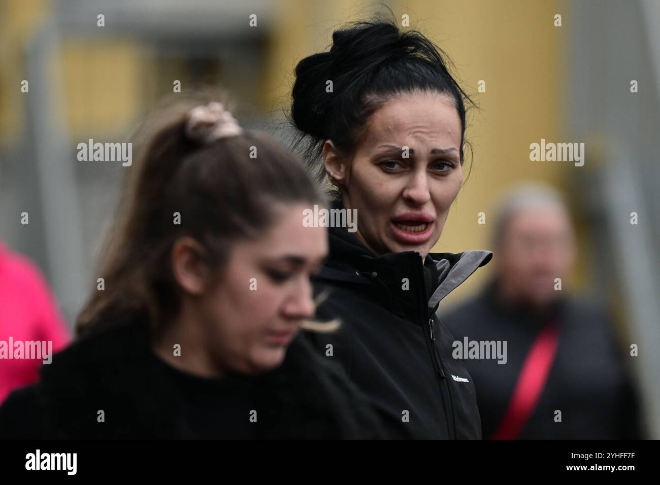Ullared, Halland, Sweden. November 11 2024. Customers outside of Gekås ...