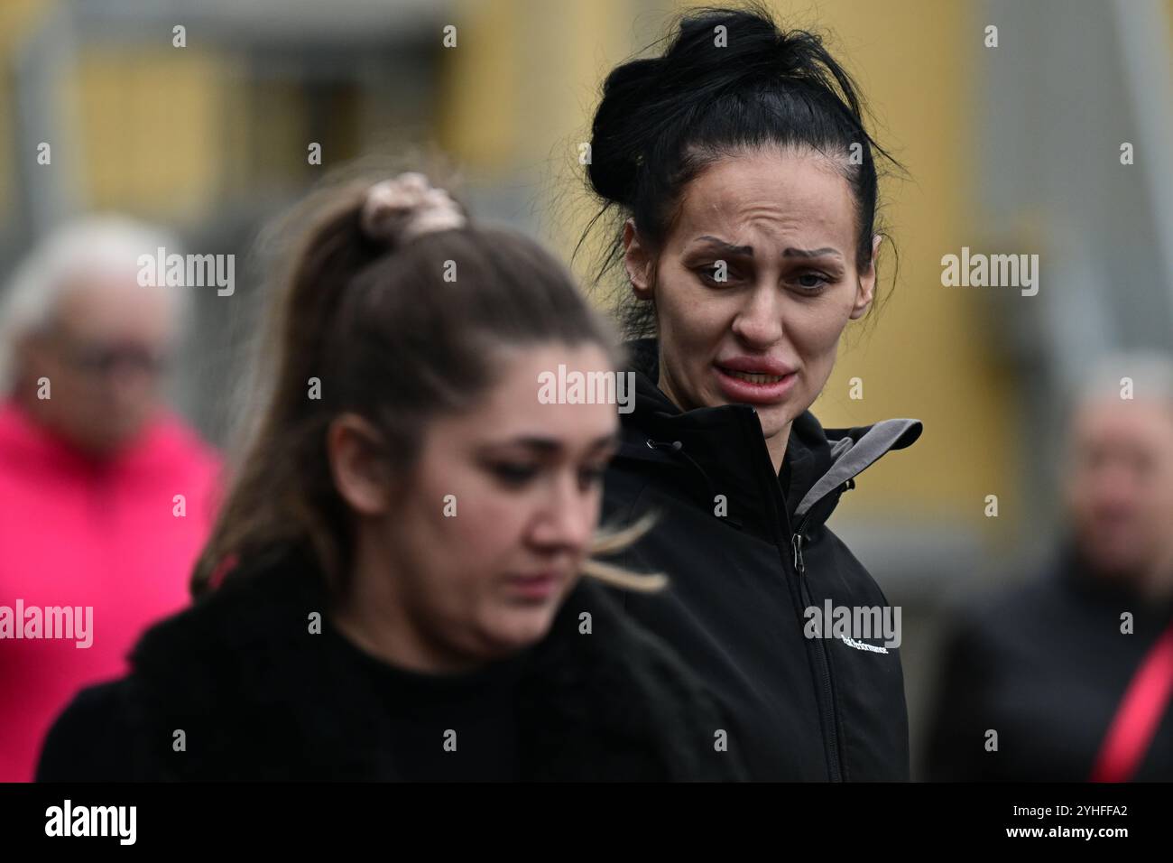 Ullared, Halland, Sweden. November 11 2024. Customers outside of Gekås ...