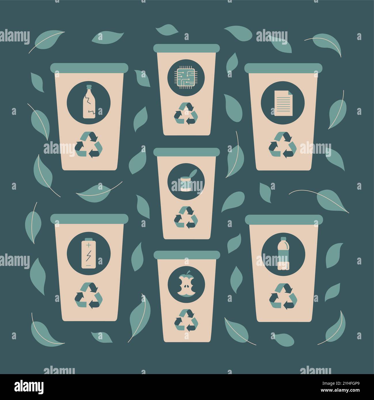 Trash waste paper Stock Vector Images - Alamy