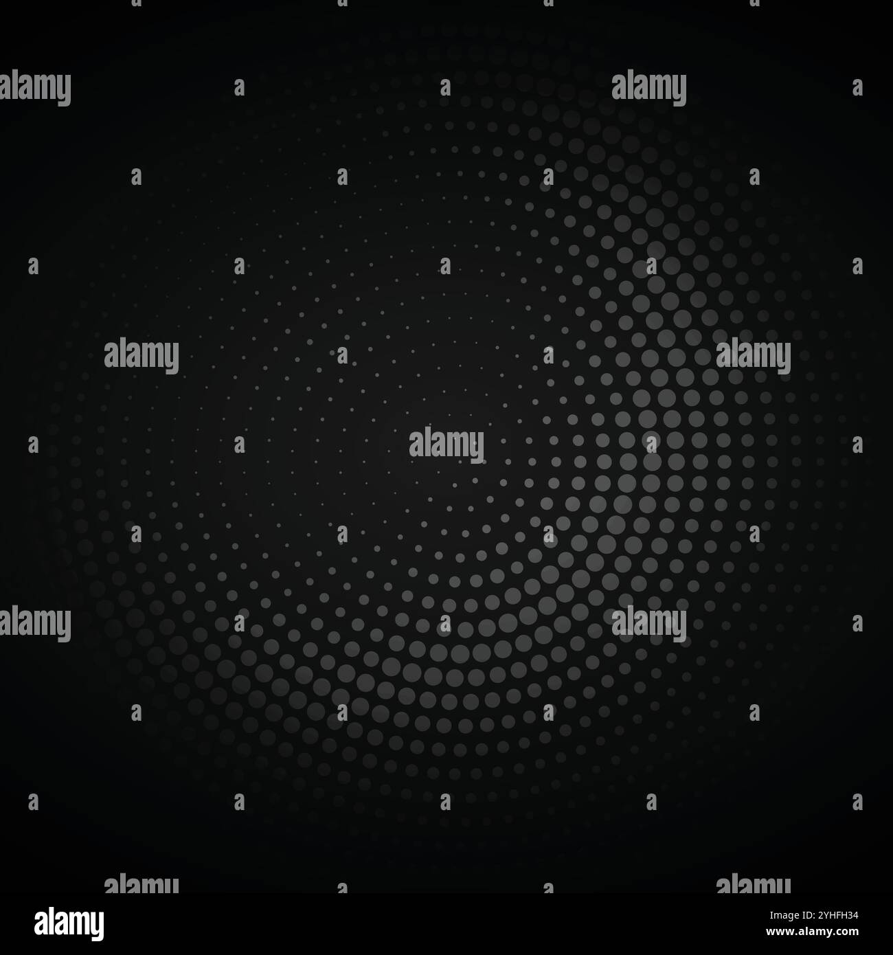 dark circular halftone background Stock Vector Image & Art - Alamy