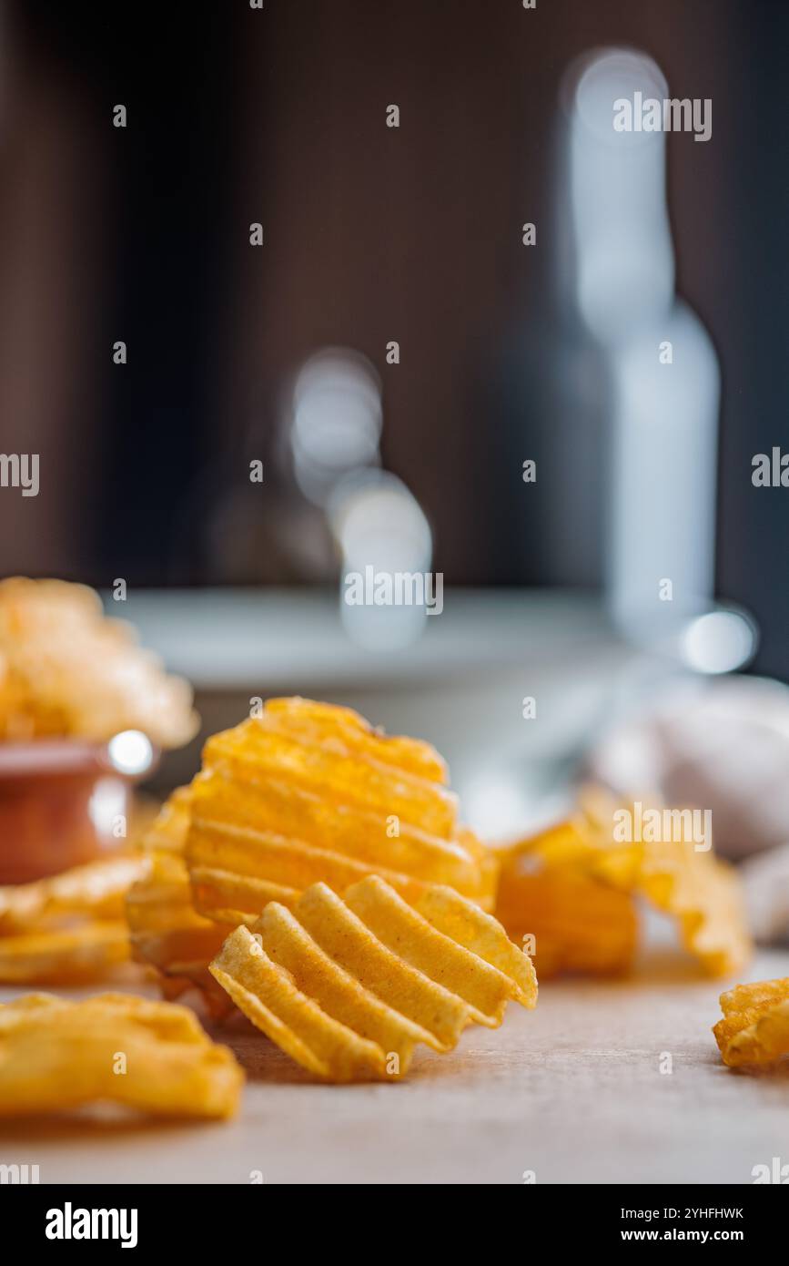 Potato chips product photography hi-res stock photography and images ...
