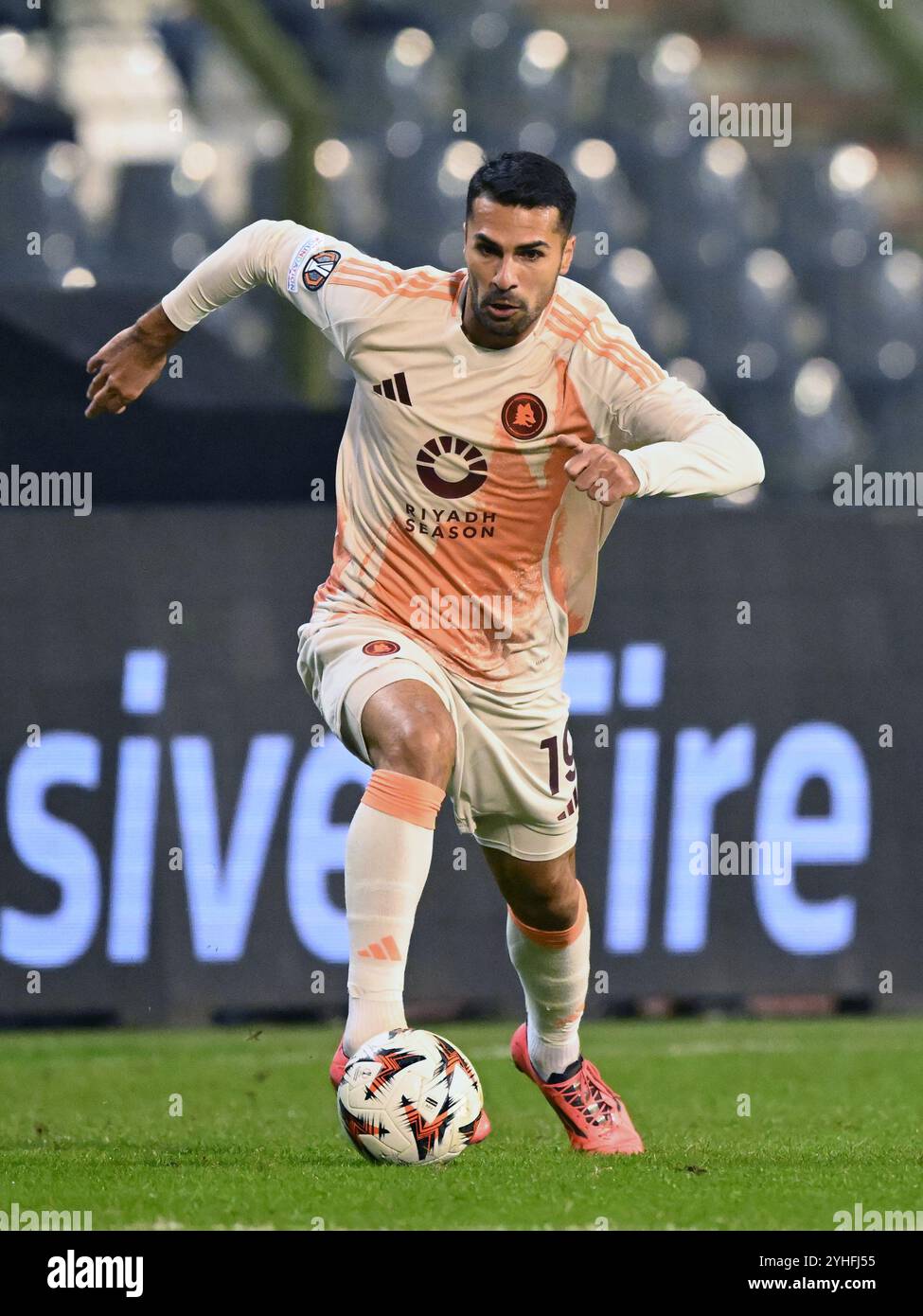 BRUSSELS - Zeki Celik of AS Roma during the UEFA Europa League match ...