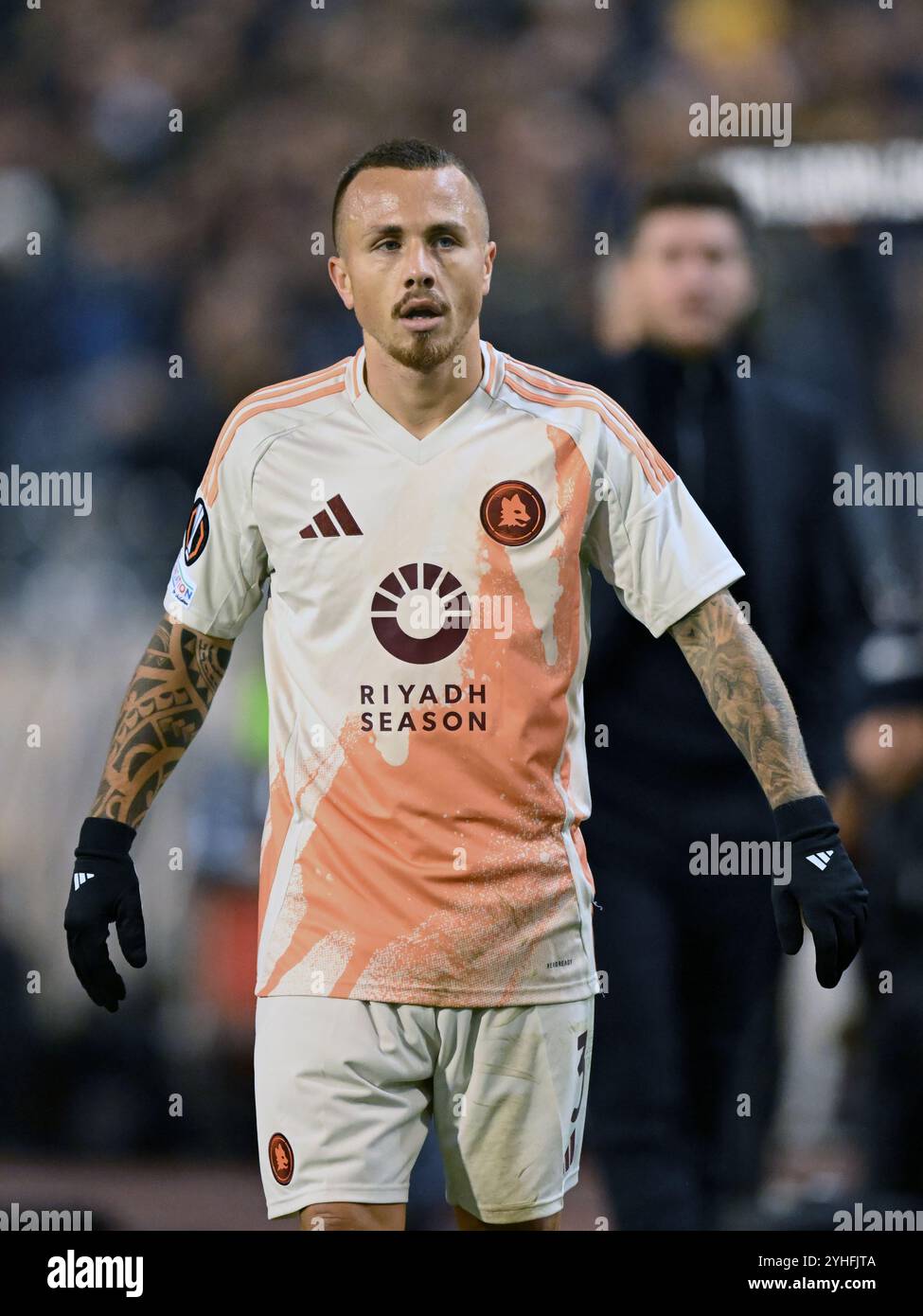BRUSSELS - Angelino of AS Roma during the UEFA Europa League match ...
