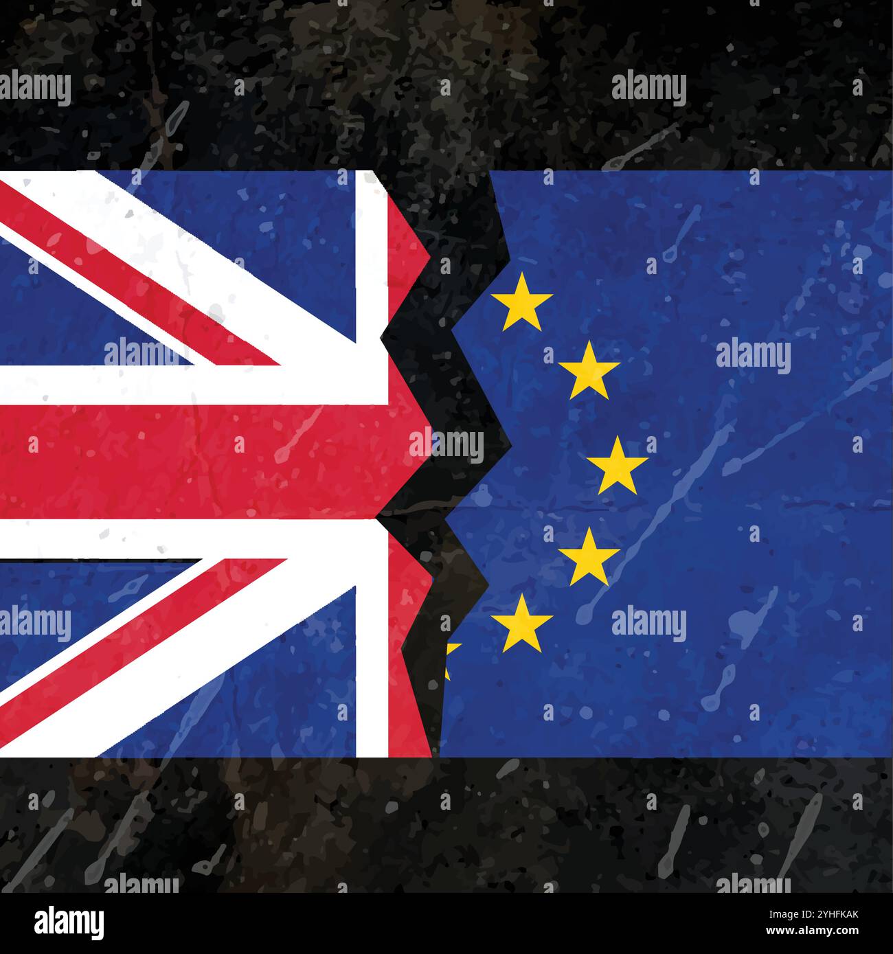 Broken flag concept hi-res stock photography and images - Alamy