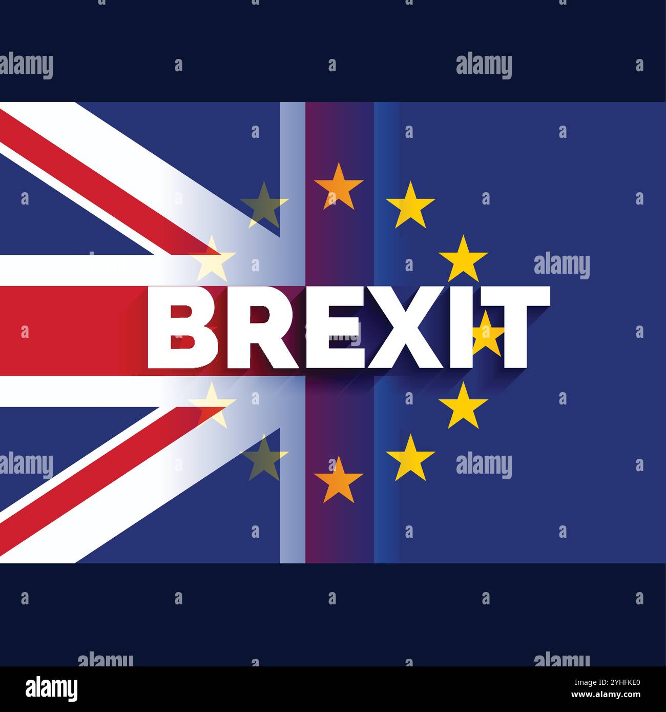 European union flag text Stock Vector Images - Alamy