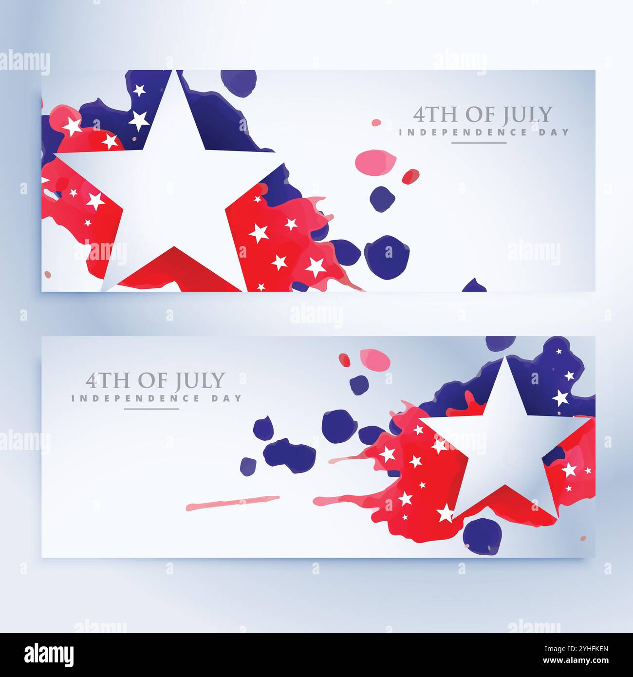 abstract 4th of july banners Stock Vector Image & Art - Alamy
