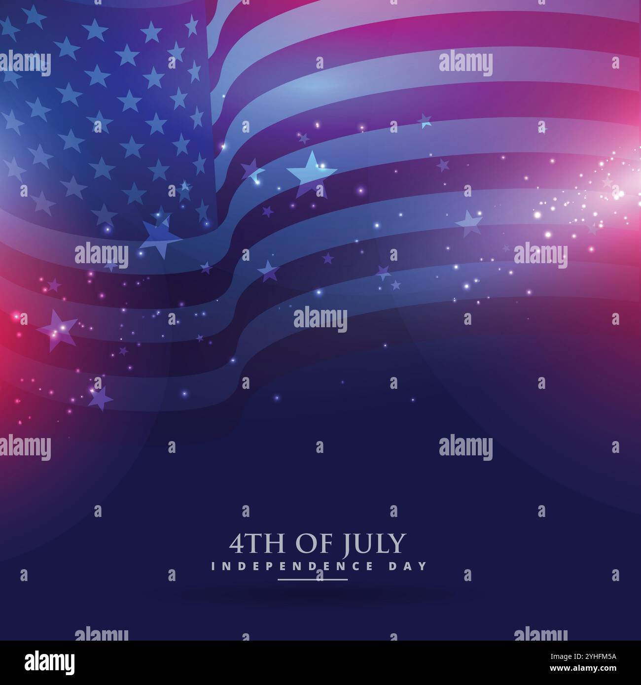 Beautiful flag united states Stock Vector Images - Alamy