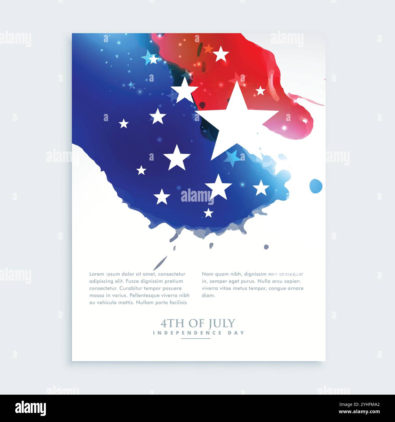 american 4th of july flyer design Stock Vector Image & Art - Alamy
