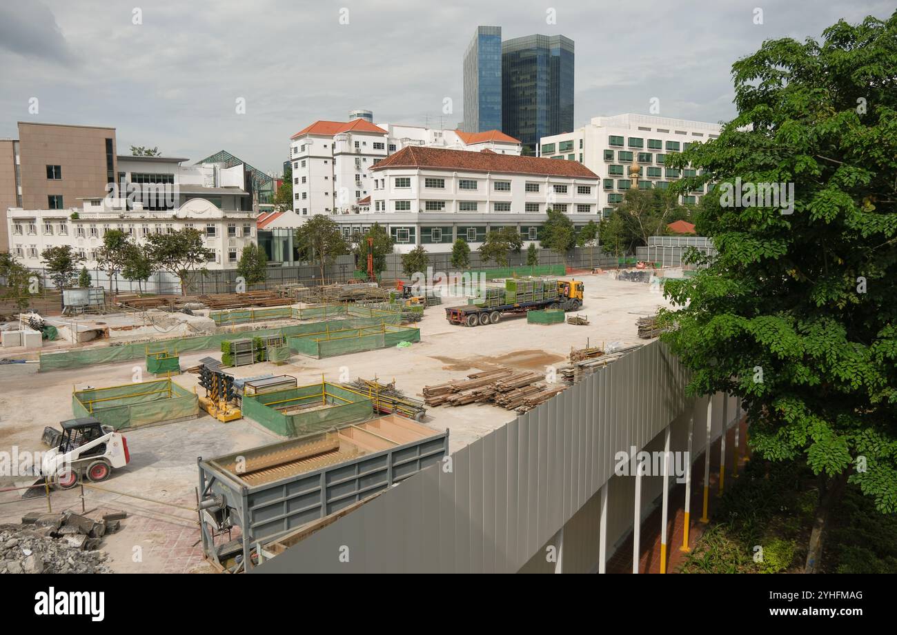An area next to Havelock Road and Magazine street Singapore ready for re-development as Union ...