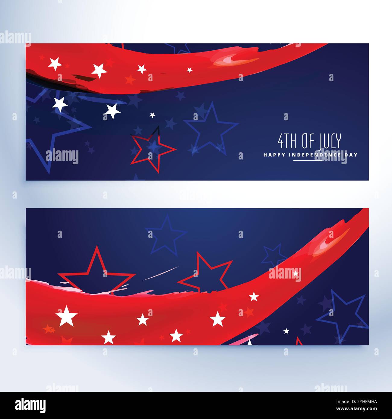 4th of july banners collection Stock Vector Image & Art - Alamy