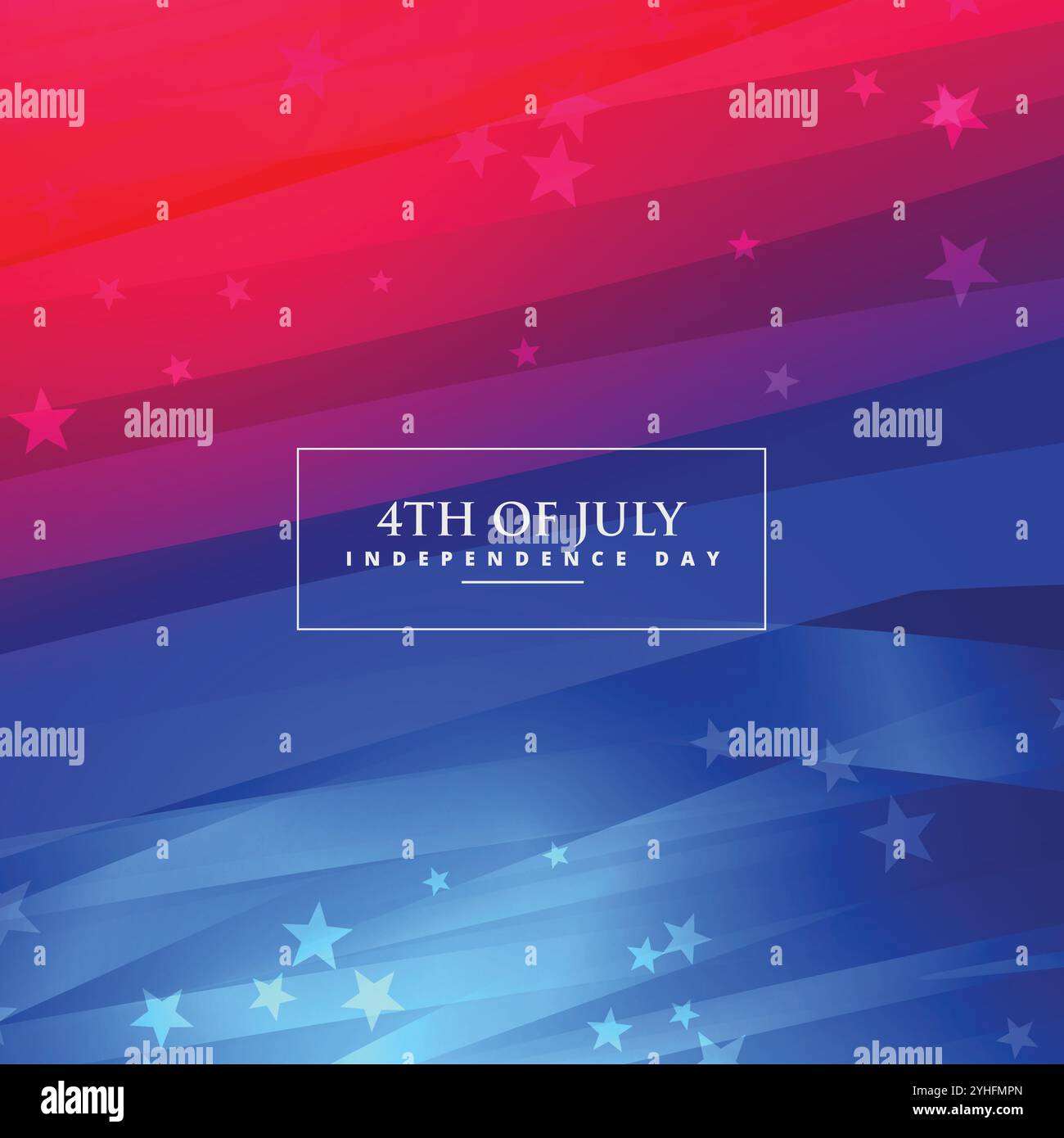 American flag beautiful card Stock Vector Images - Alamy