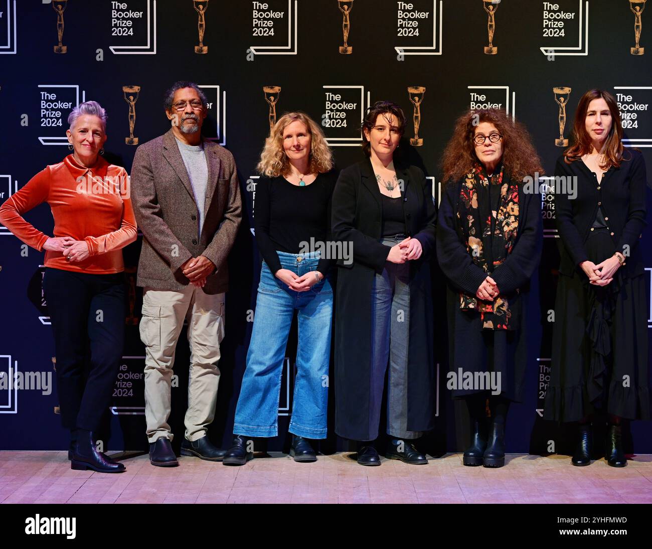 LONDON, UK. 11th Nov, 2024. Charlotte Wood, Percival Everett, Samantha ...