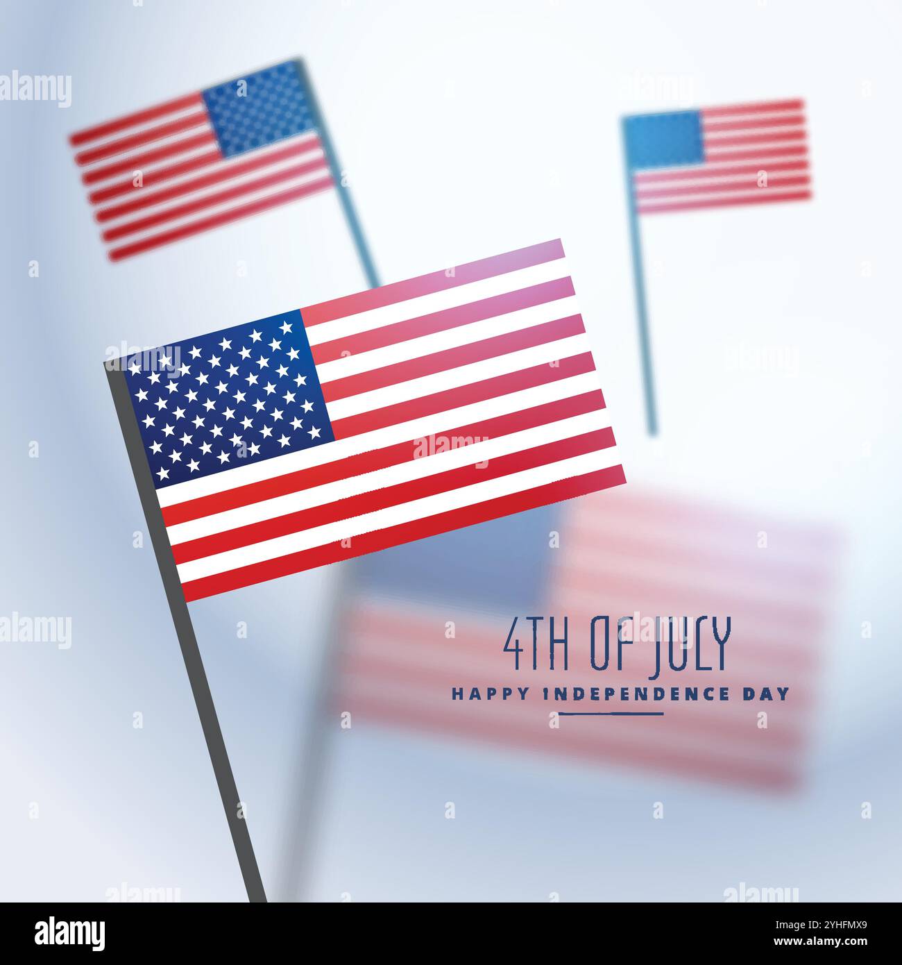 american flags background Stock Vector Image & Art - Alamy